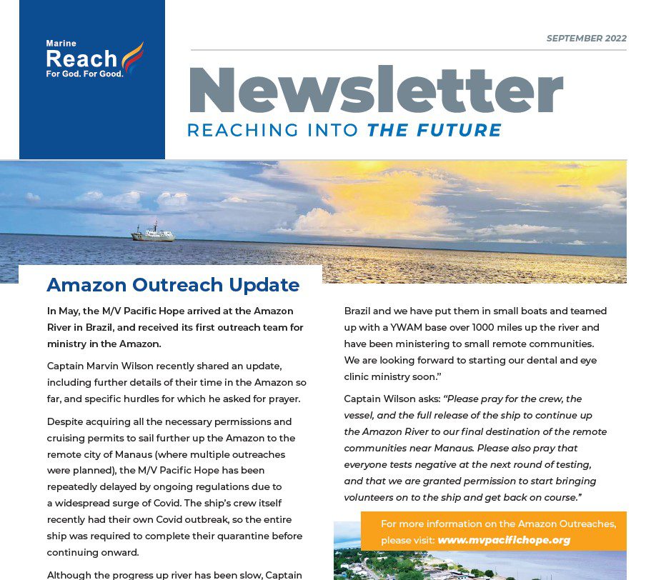 September 2022 Newsletter | YWAM Pacific Reach DTS New Zealand